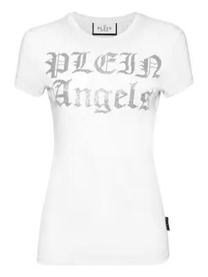 Philipp Plein Philipp Plein Snakeskin-Print T-Shirt ""01 White""